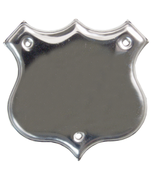 Side Shield Raised – Steel Silver – NZ Trophies