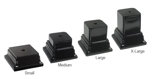 Glossy Black Resin Bases – NZ Trophies