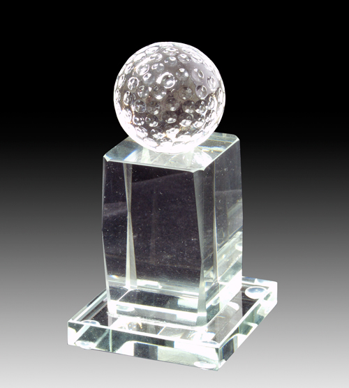 Glass Golf Pedestal – NZ Trophies