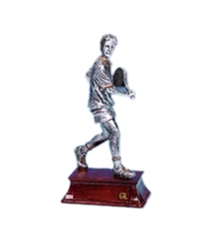 Tennis Figurine – Male – NZ Trophies