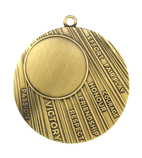 Team Spirit Medals – 50mm – NZ Trophies